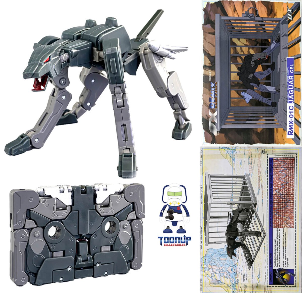 Mastermind Creations Ocular Max RMX-01C Jaguar Cel with Cage – Toonup ...