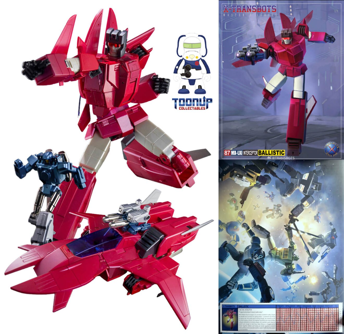 X-Transbots MX-61 Ballistic – Toonup Collectables